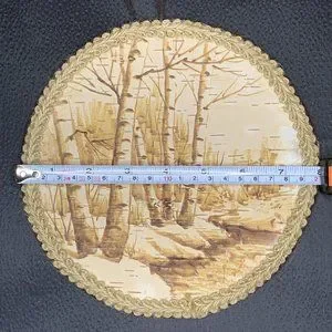 Handmade | Wall Decor | Handmade Birch Bark Pyrography Birch Grove Wall ...